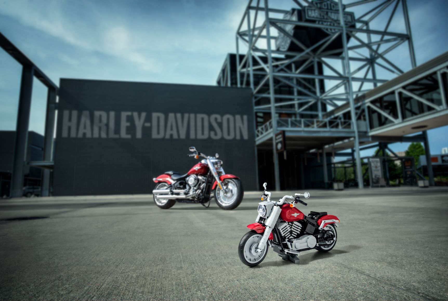 Harley-Davidson Fat Boy: è un mattone Lego - MotorAge New Generation