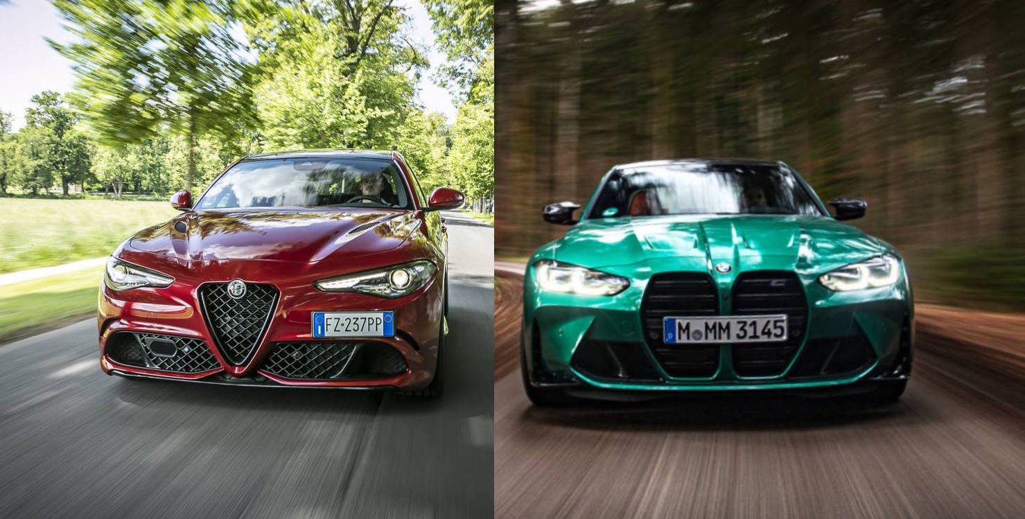 Sfida: Alfa Romeo Giulia Quadrifoglio vs BMW M3 Competition