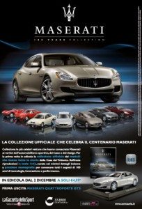 Maserati 100 Years Collection - Modellini d'autore con la Gazzetta ...